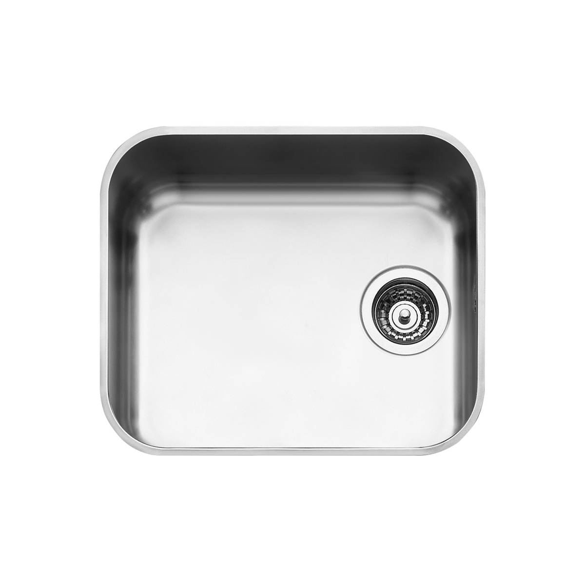 Smeg UM45 45cm Single Bowl Undermount Sink Stainless Steel